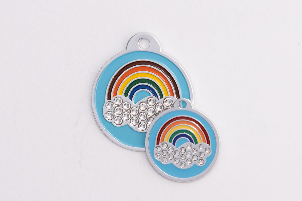 Swarovski Rainbow Tags | Pet Tags | GoScribe