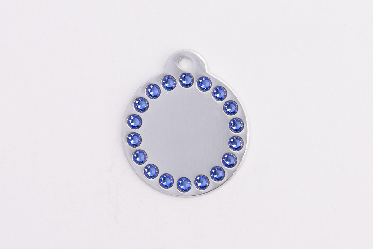 Swarovski Round Tags | Pet Tags | GoScribe